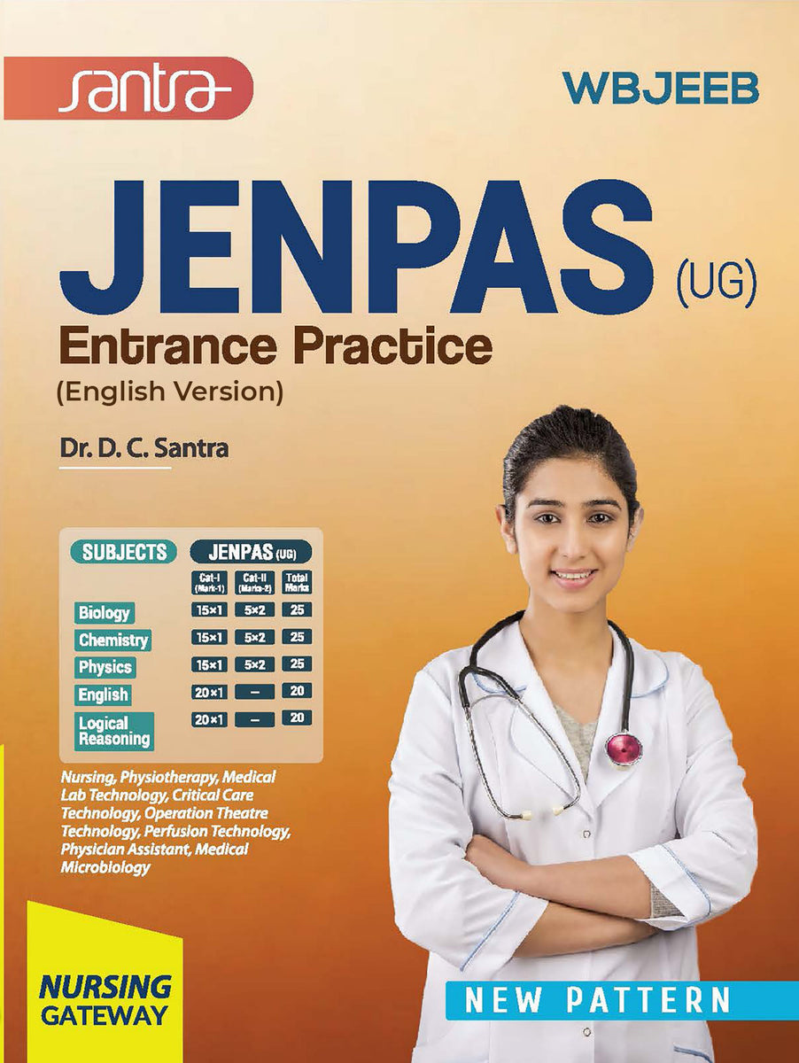 JENPAS(UG) ENTRANCE PRACTICE -(English Version)-2025 – Santra Publication